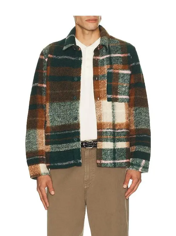 PERCIVAL Knowles Overshirt In Multi - Check