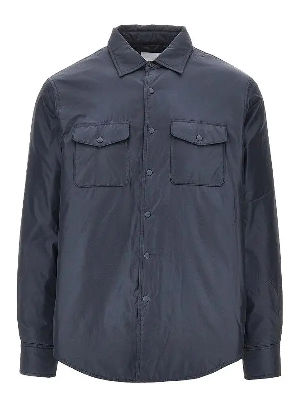 Aspesi 13 Più Padded Nylon Overhirt - Blue