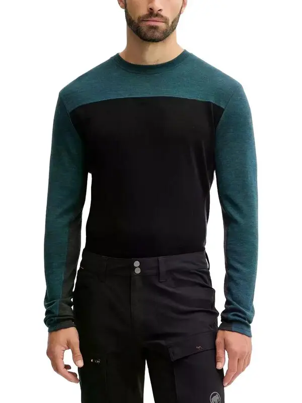 Smartwool Colour-block Long-sleeve Top - Black