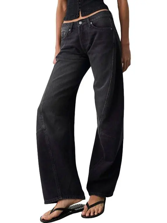 Free People Fable Twisted Seam Jeans - Overdrive