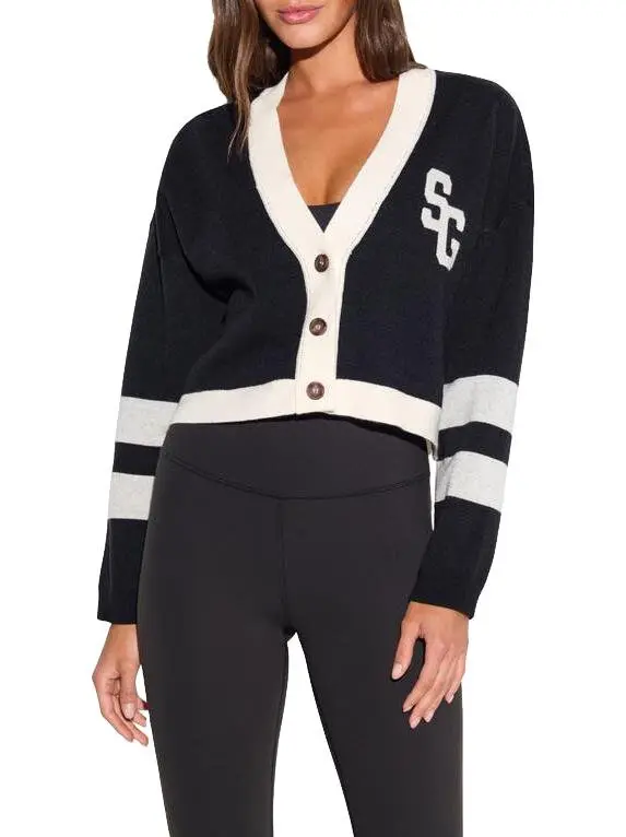 Spiritual Gangster Parker Cardigan - Black