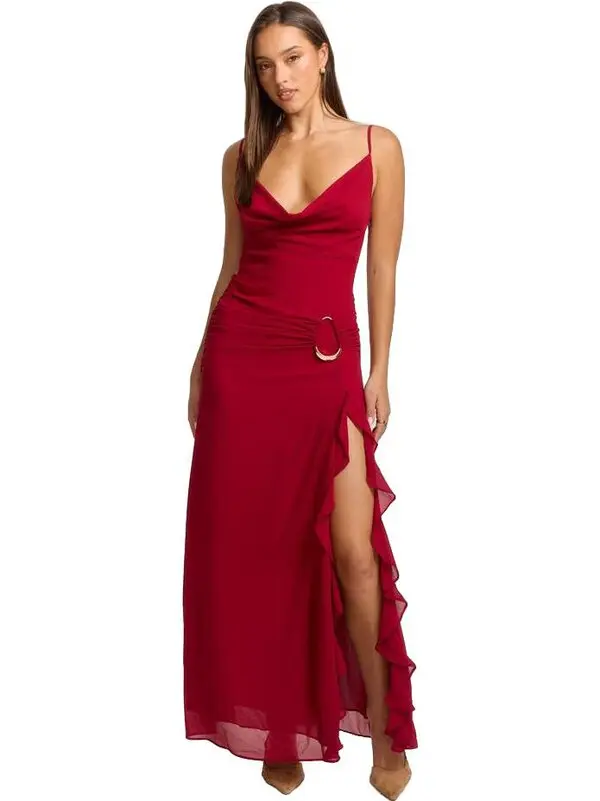 SASHA THERESE Odette Maxi Dress - Red