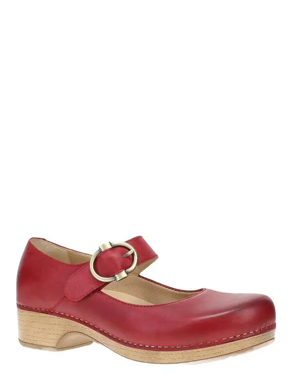 Dansko Bonny Mary Jane Clog - Red