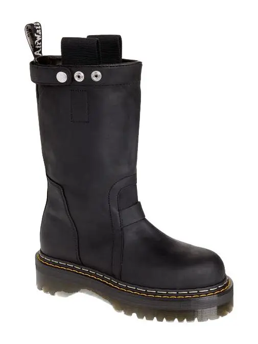 Rick Owens X Dr. Martens Quad Sole Pull-on Boot - Black
