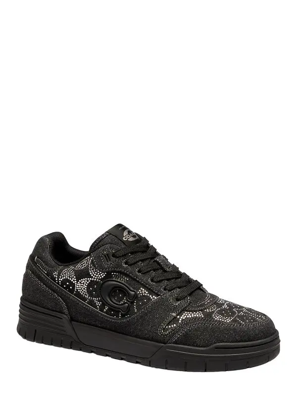 COACH Soho Sneaker With Crystal Signature - Black