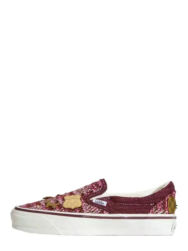 VANS Charm-embellished Tweed Sneakers - Purple
