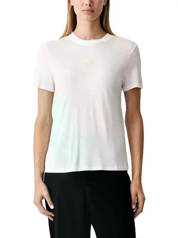 Armani Exchange Logo-plaque T-shirt - White