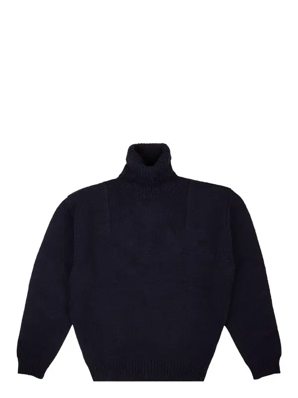 Prada Shetland Turtleneck Sweater - Blue