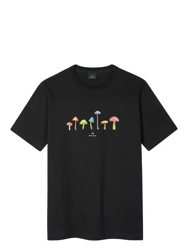 Paul Smith Organic Cotton T-shirt For - Black