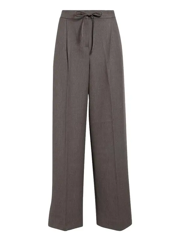 REISS Elowen Drawstring Wide Leg Pants - Neutral