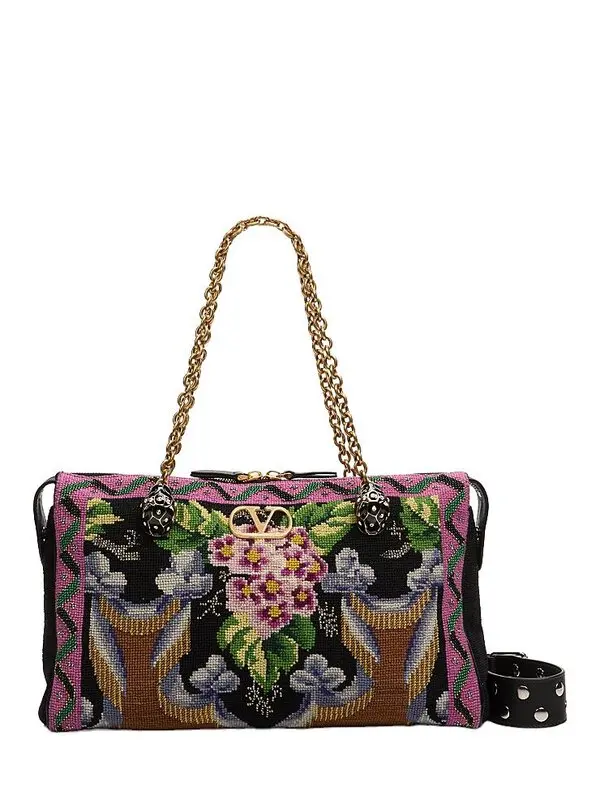 Valentino Garavani Panthea Floral Tapestry Shoulder Bag - Multi