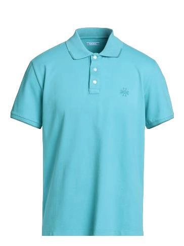 JACOB COHЁN Polo Shirt Size Cotton, Elastane - Blue