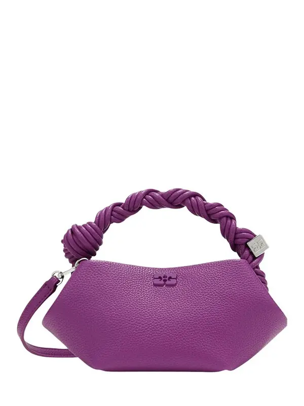 GANNI Twisted Handle Mini Shoulder Bag - Sparkling Wine