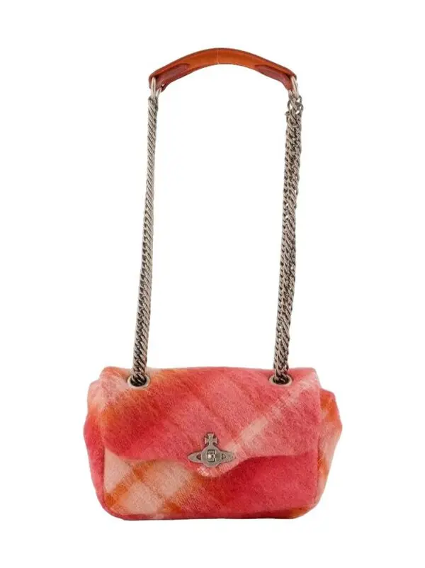 VIVIENNE WESTWOOD Flap Shoulder Bag - Red
