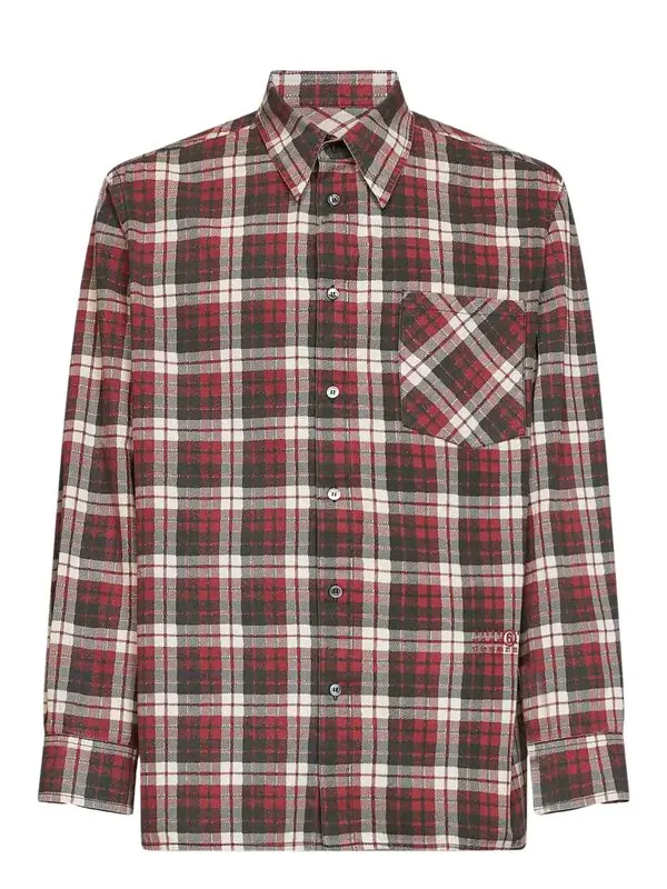 MAISON MARGIELA Checked Patch Pocket Shirt - No