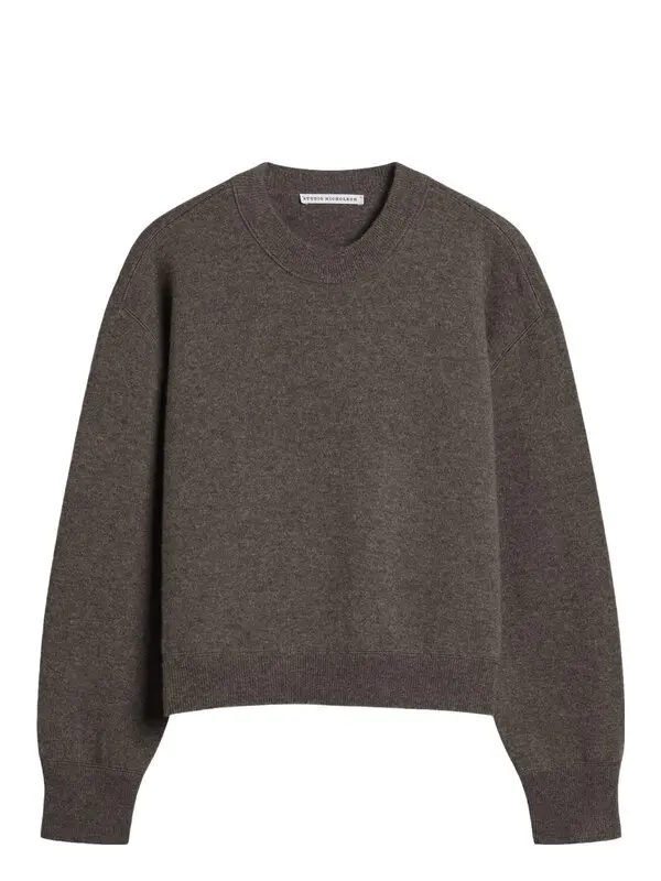 Studio Nicholson Morina Crew Neck Knitted Jumper - Mouse