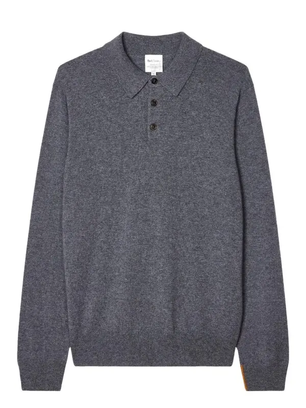 Paul Smith Long-sleeve Polo Shirt - Gray