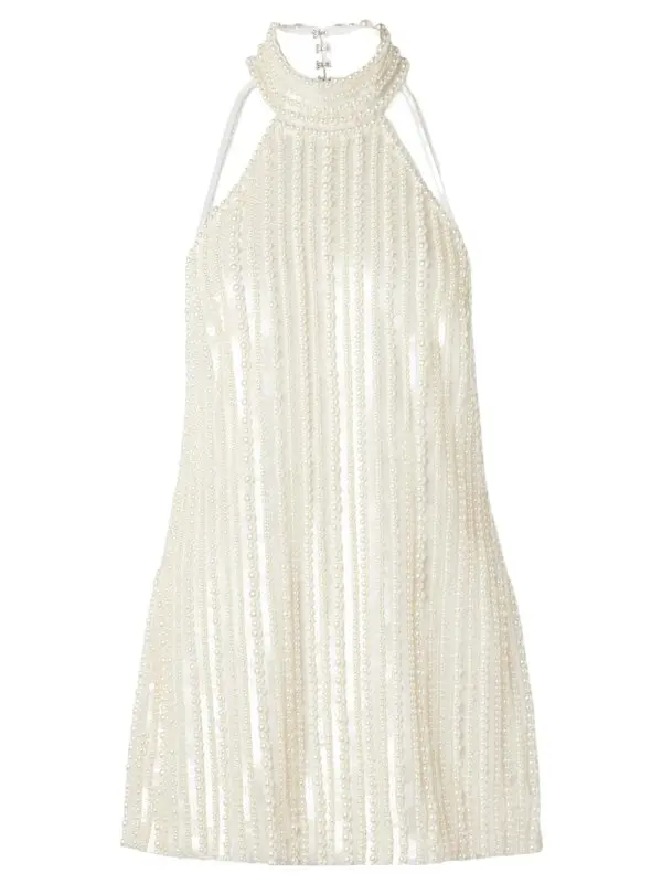 Retrofete Halterneck Mini Dress - No