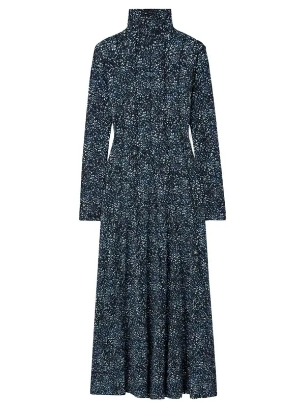 Proenza Schouler Turtleneck Maxi Dress - Black