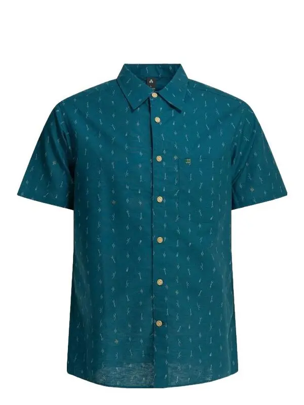 MONTBELL Short-sleeved Shirt - Blue
