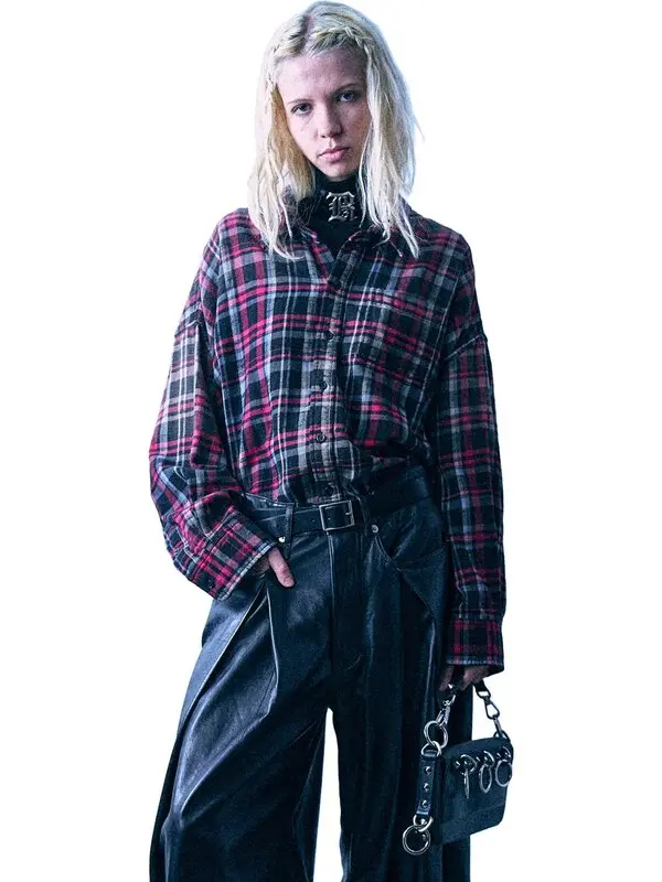 R13 Drop Neck Workshirt - Multi