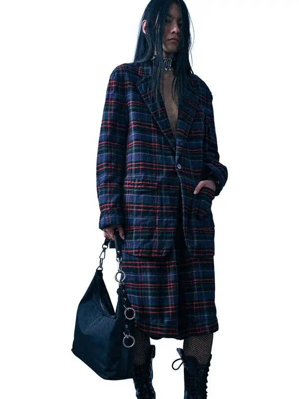 R13 Ragged Blazer With Piping - Multi
