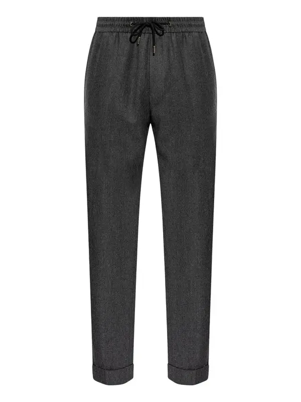 Paul Smith Merino Wool And Cashmere Trousers - Grey