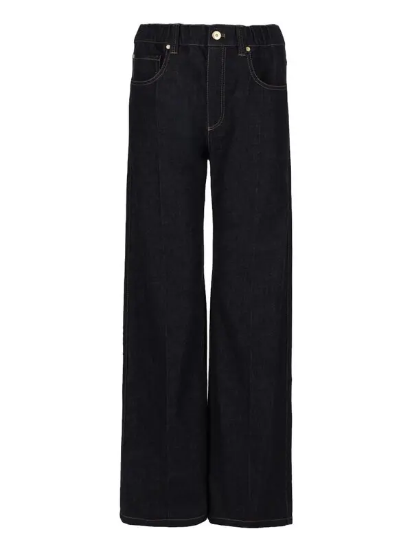 Brunello Cucinelli Italian-made 100% Cotton Denim Jeans - Blue