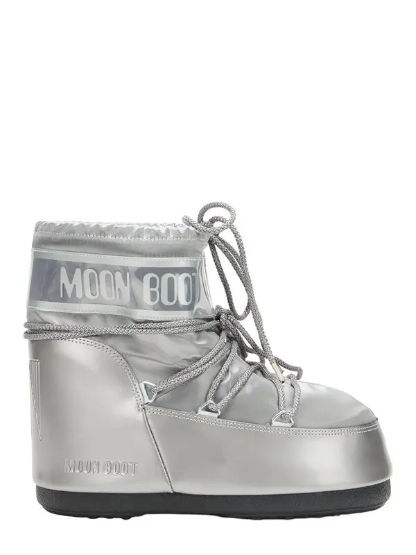 Moon Boot Low Glance Mini Boots - Silver
