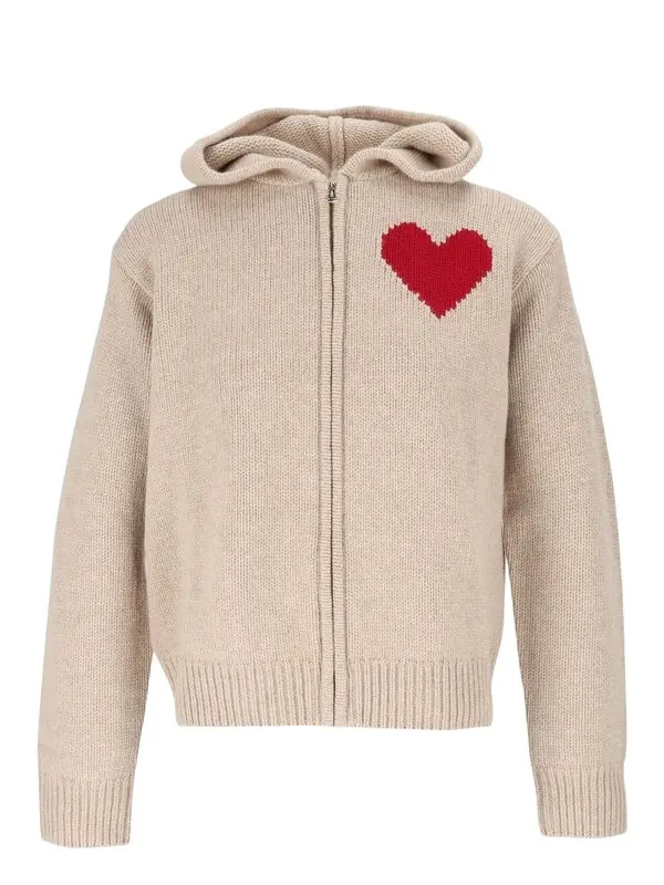 MC2 SAINT BARTH 100% Tessuto Cozy Sweater - Beige