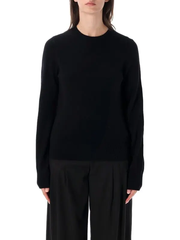 RHEA Crewneck Wool Cashmere Sweater - Nero