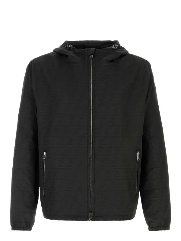 Fendi Polyester Windbreaker - Black