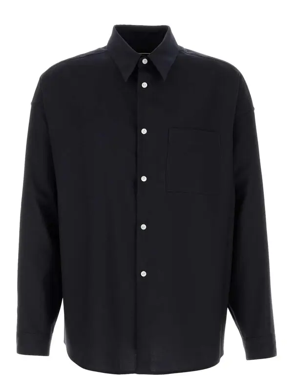 Marni Midnight Twill Shirt - Blue
