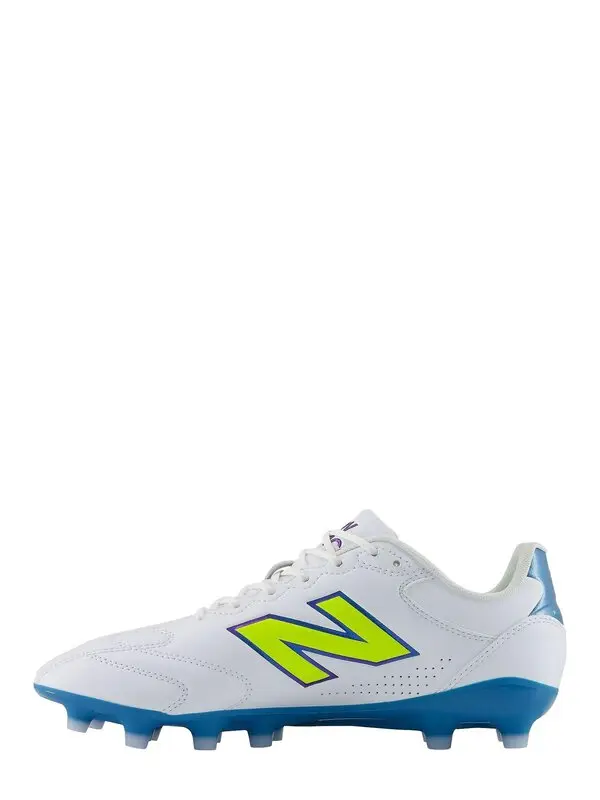 NEW BALANCE 442 Team Hg/ag V3 'white Alkaline Green - White/alkaline Green