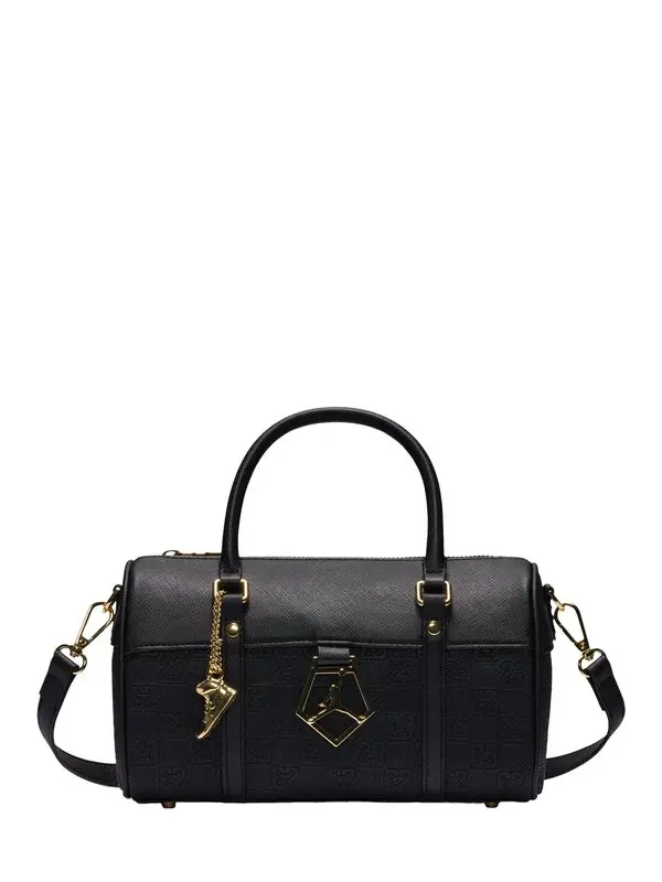JORDAN Core Monogram Mini Crossbody Bag - Black