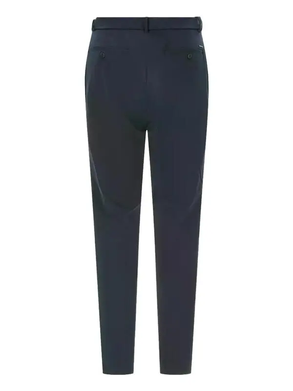 ALPHATAURI Palas Logo-plaque Slim-fit Trousers - Blue