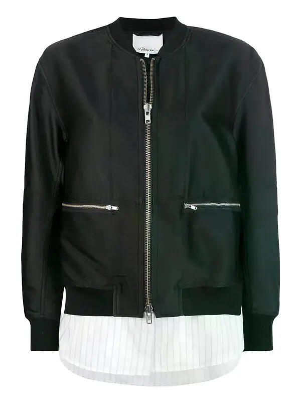 3.1 Phillip Lim Bomber Jacket - Black