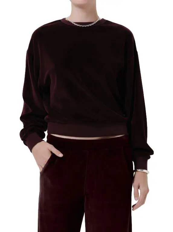 Citizens Of Humanity Vintage Crewneck Sweatshirt - Burgundy