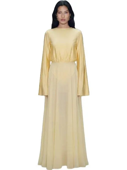 ATOIR Evie Maxi Dress - Lemon