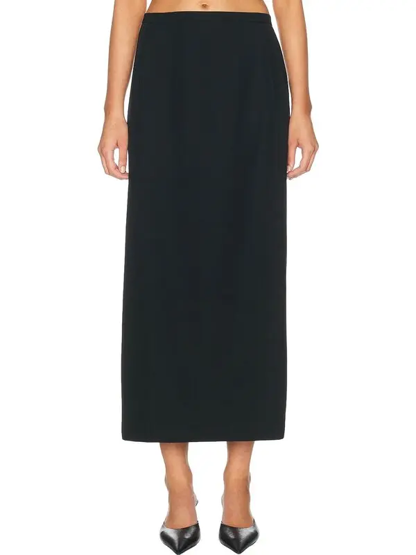Magda Butrym Tailored Midi Skirt - Black
