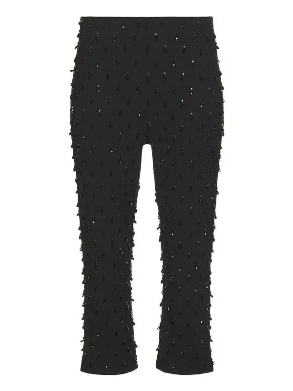 Carolina Herrera Embellished Camila Pant - Black