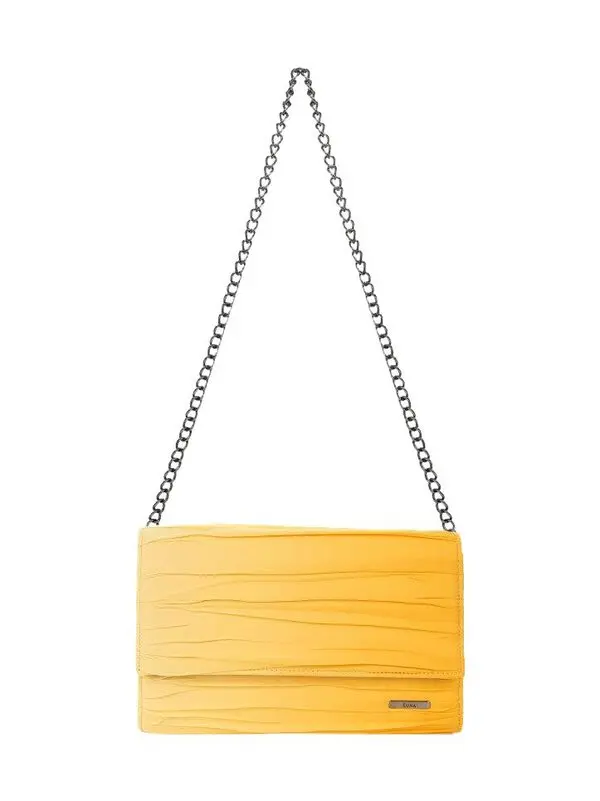 LUNA FASHION HOUSE Evening Clutch Bag, Julia - Yellow