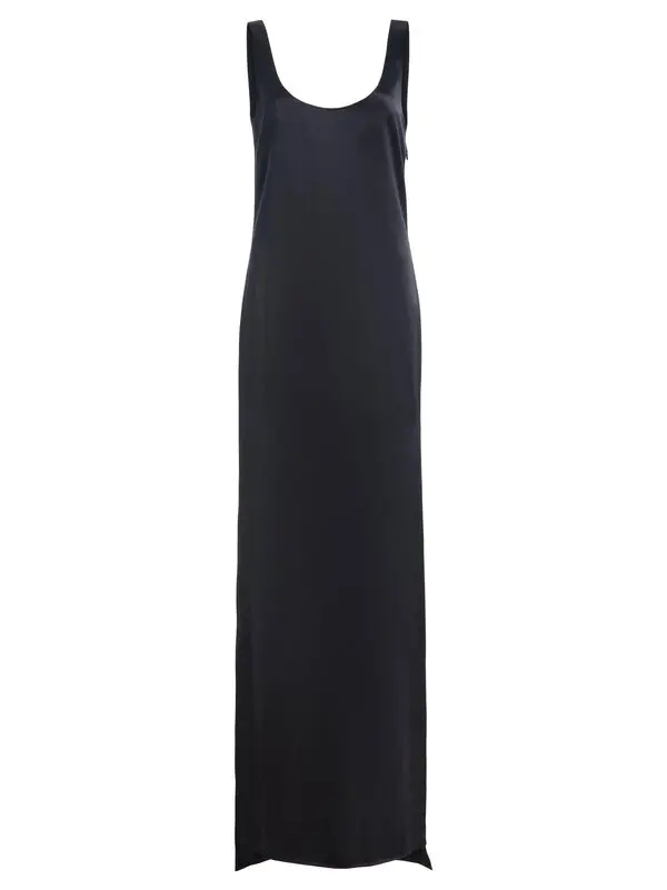 Prabal Gurung Silk Crepe Back Satin Tank Dress - Black