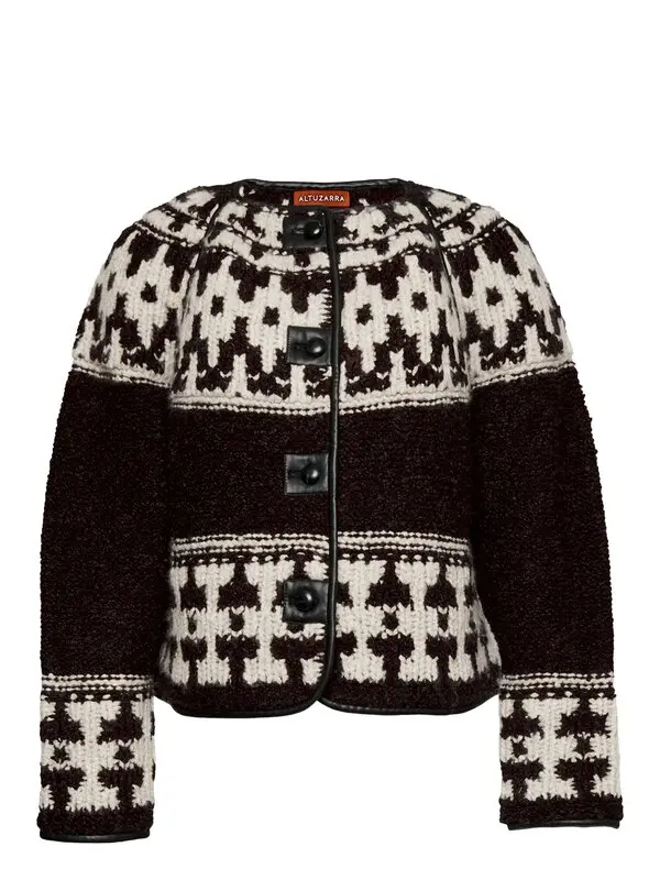 Altuzarra Ava Merino Wool Jacket - Brown