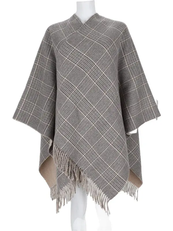 Brunello Cucinelli Cashmere Poncho - Beige