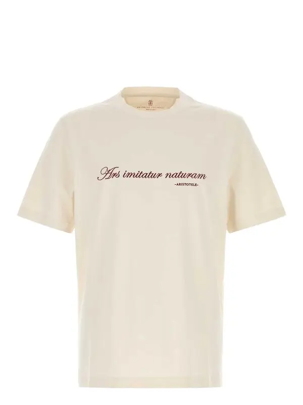 Brunello Cucinelli Cotton T-shirt - Beige O Tan