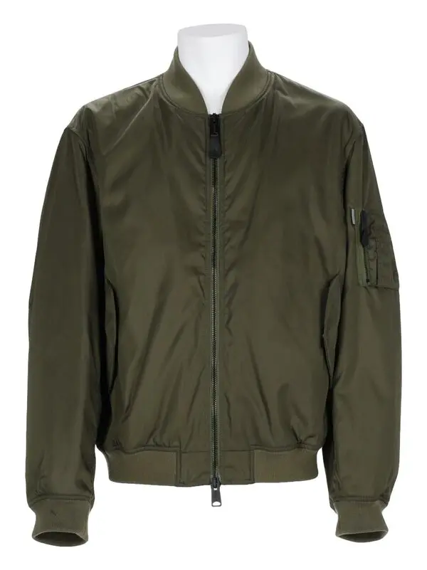 Balenciaga Nylon Bomber Jacket - Green