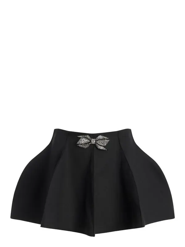 GENNY Peplum Mini Skirt - Black