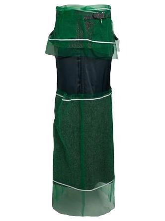 MAISON MARGIELA Midi Dress Midnight Size Wool - Blue