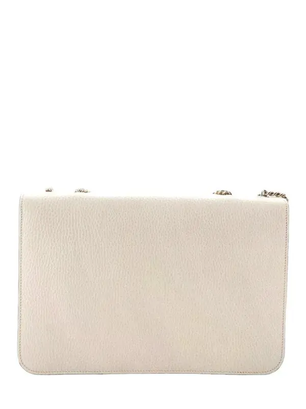 Gucci Interlocking Leather Medium Shoulder Bag - Neutrals